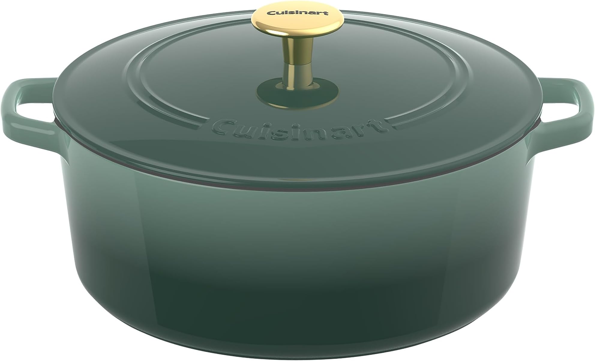 Amazon.com: Cuisinart Chef's Classic Enameled Cast Iron 7-Quart Round ...