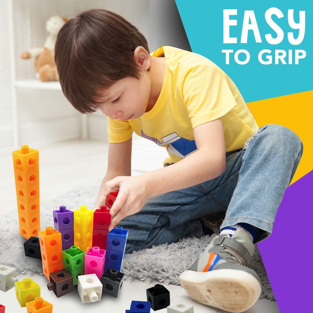 Math Manipulatives for Kids Ages 3-8 | Linking Snap Cubes for ...