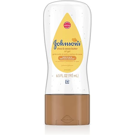 Amazon.com: Johnson's Baby Gel de aceite con aloe vera y vitamina E ...