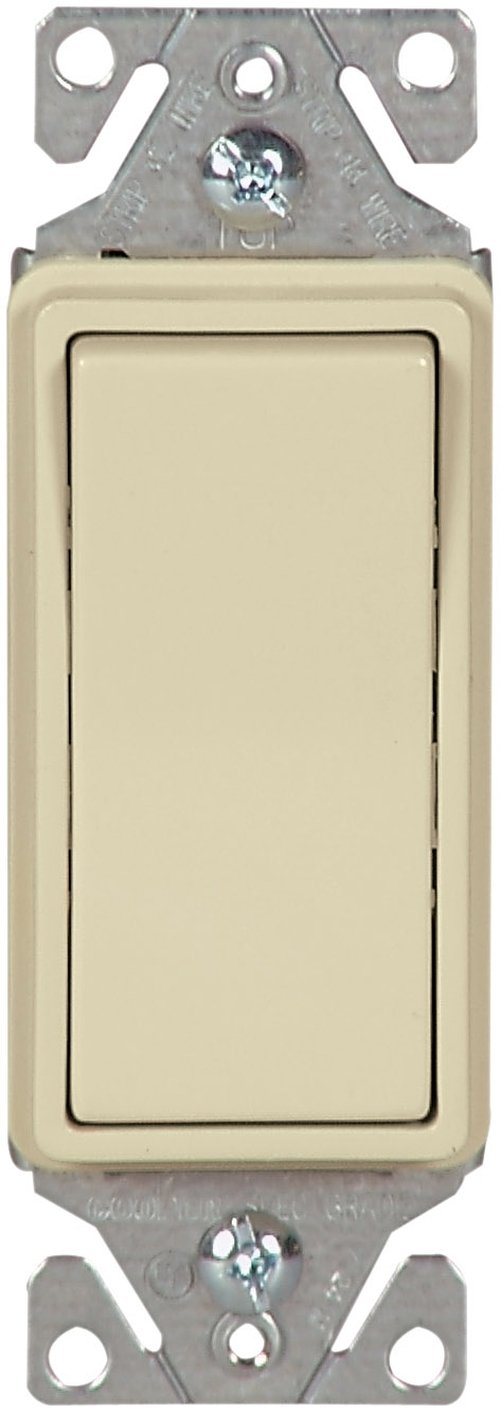 EATON 7513V-BOX Decorative Lighted Standard Rocker Switch, 120/277 Vac ...