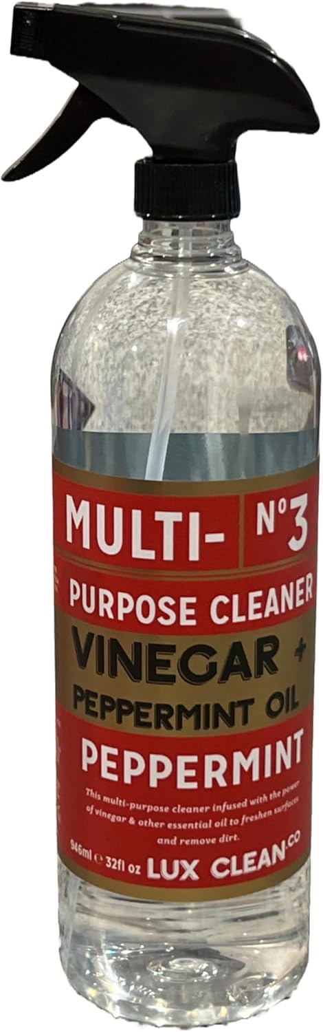 Amazon.com: Lux Clean Co Vinegar + Peppermint Oil Multi-Purpose Cleaner ...