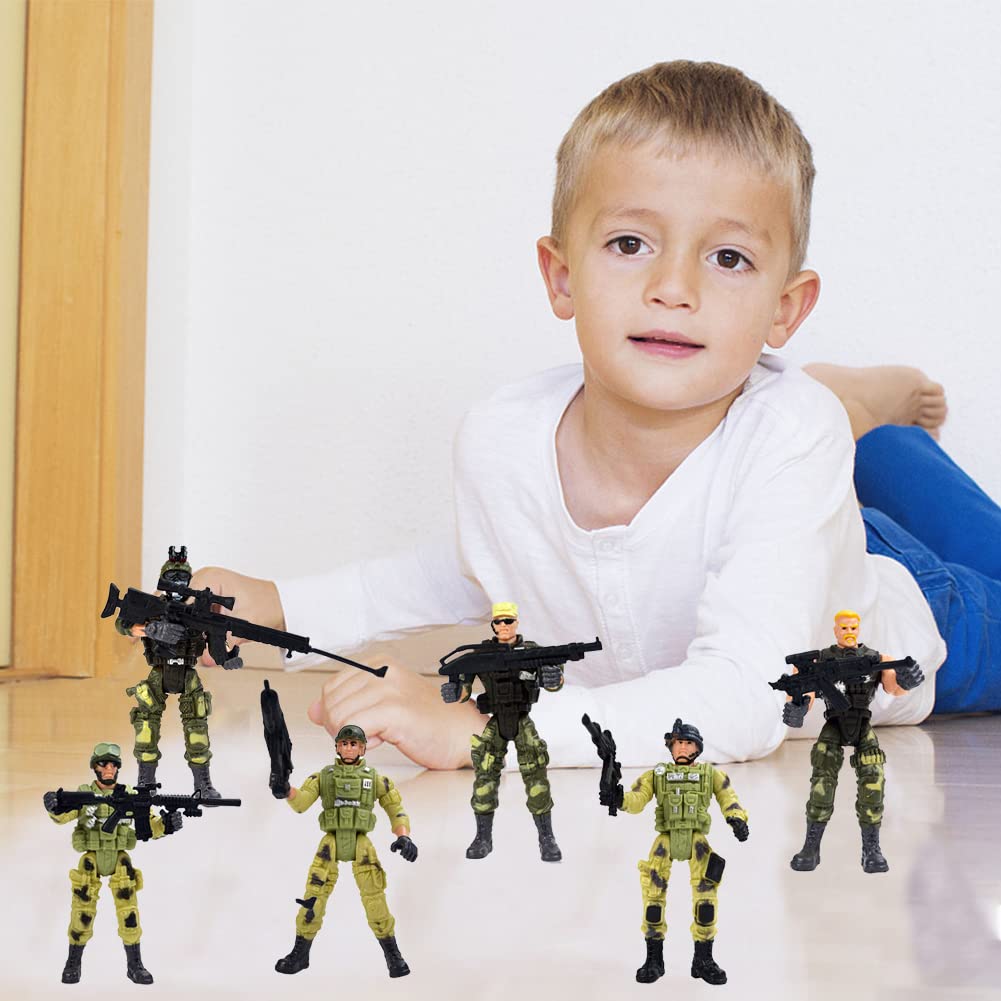 Toy Soldiers Figures 8-Pack Military Toy Soldiers Action Figures ...