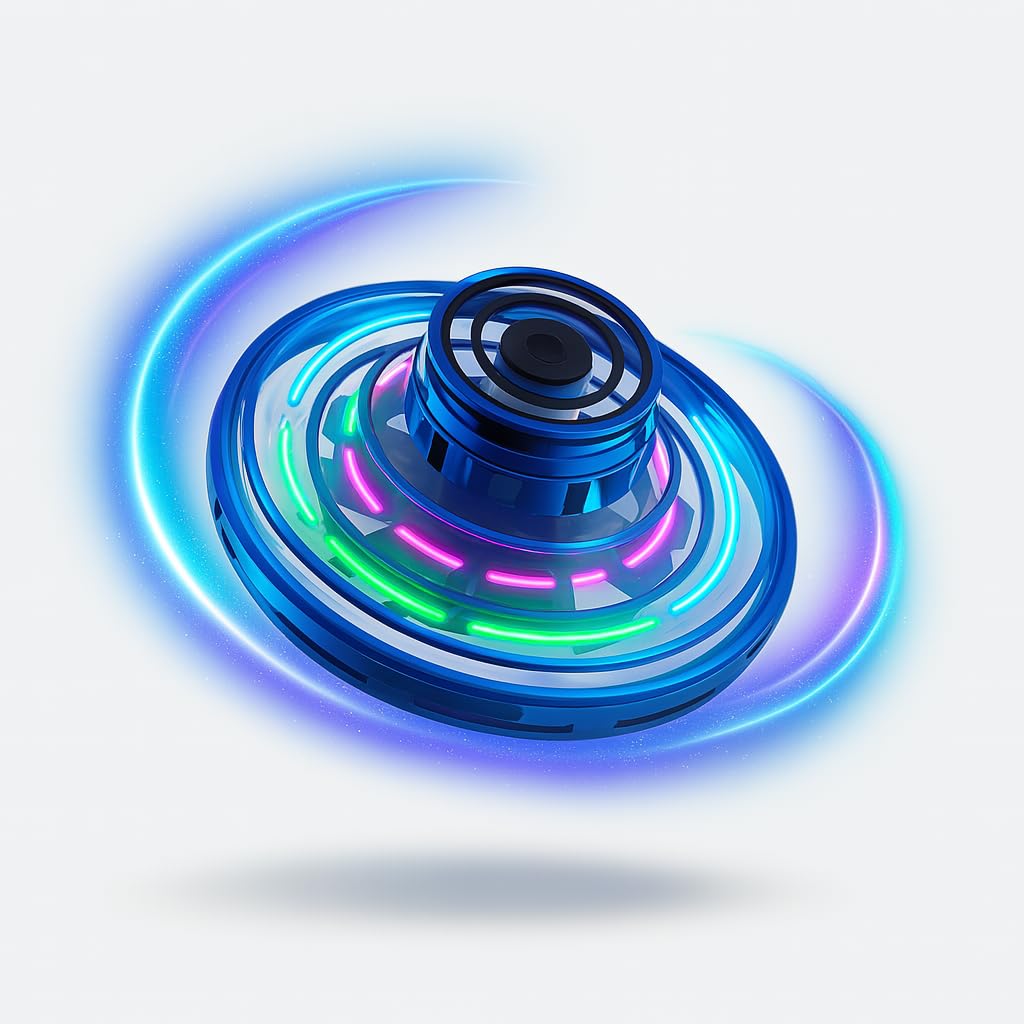 Flying Fidget Spinner Toy for Kids & Adults | Mini Hand Controlled ...