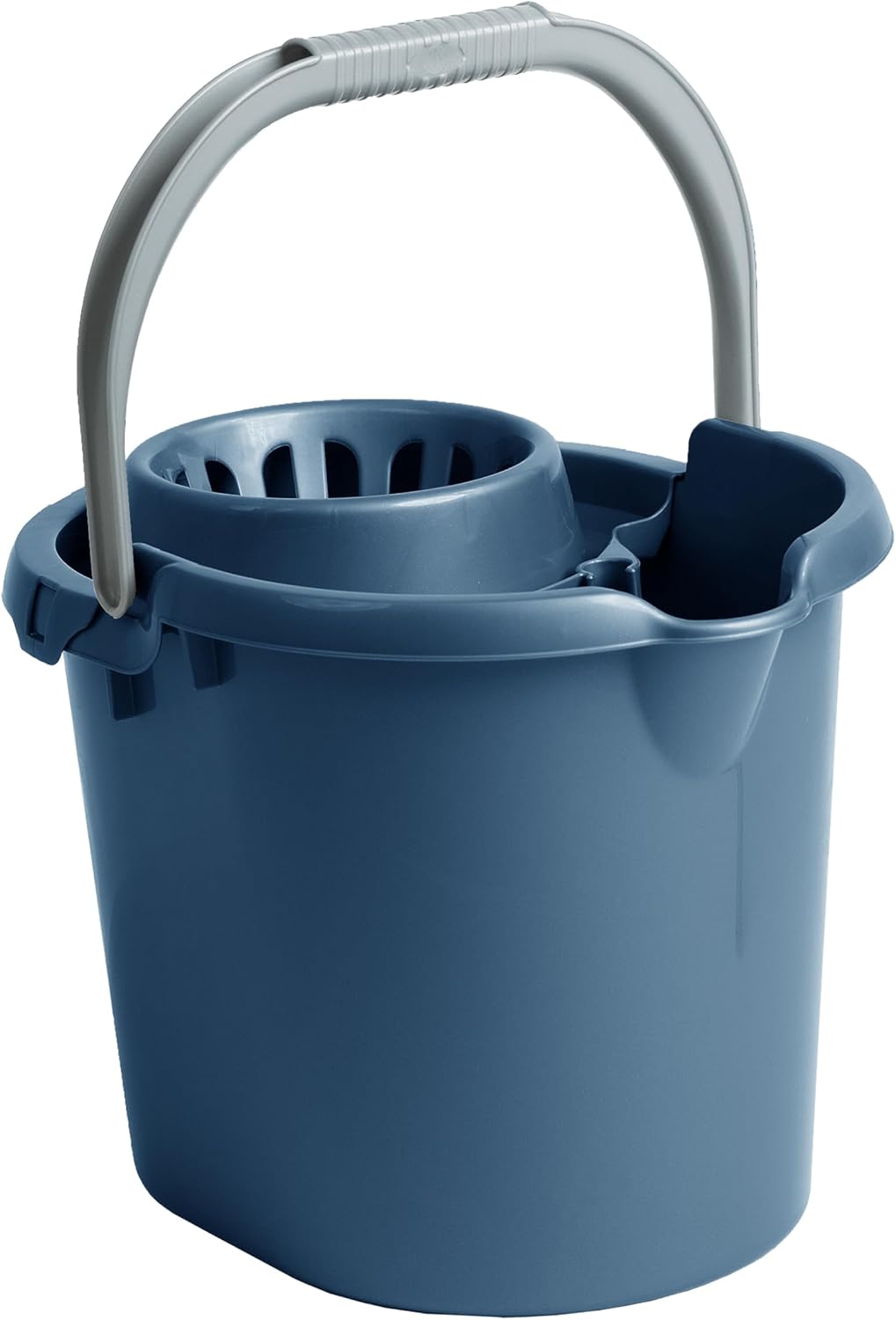 1 x Large 16L Litre Plastic Mop Bucket Cleaning Bucket with Detachable ...