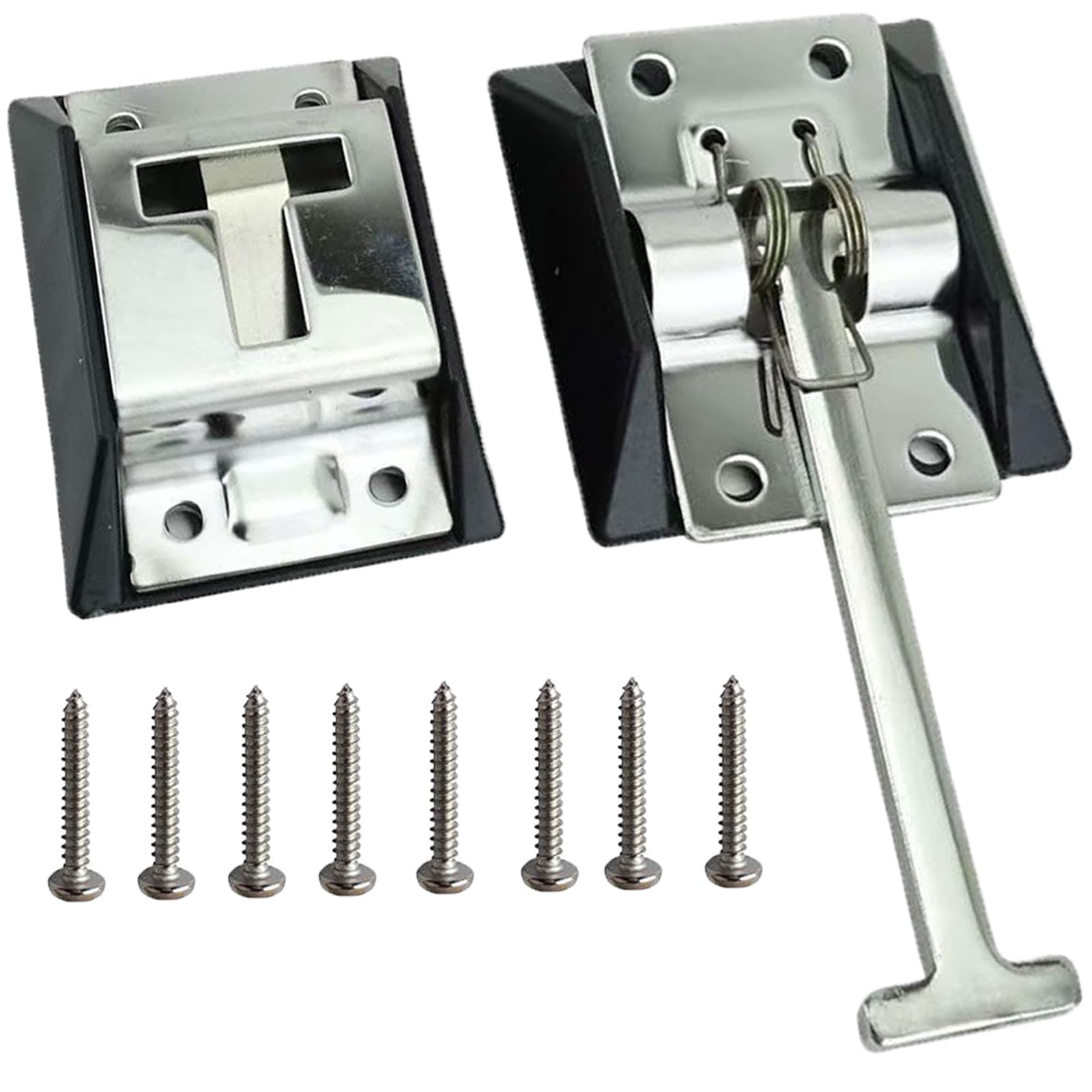 Snapklik.com : RV Trailer Door Holder Stainless Steel T-Style Catch 5.1 ...
