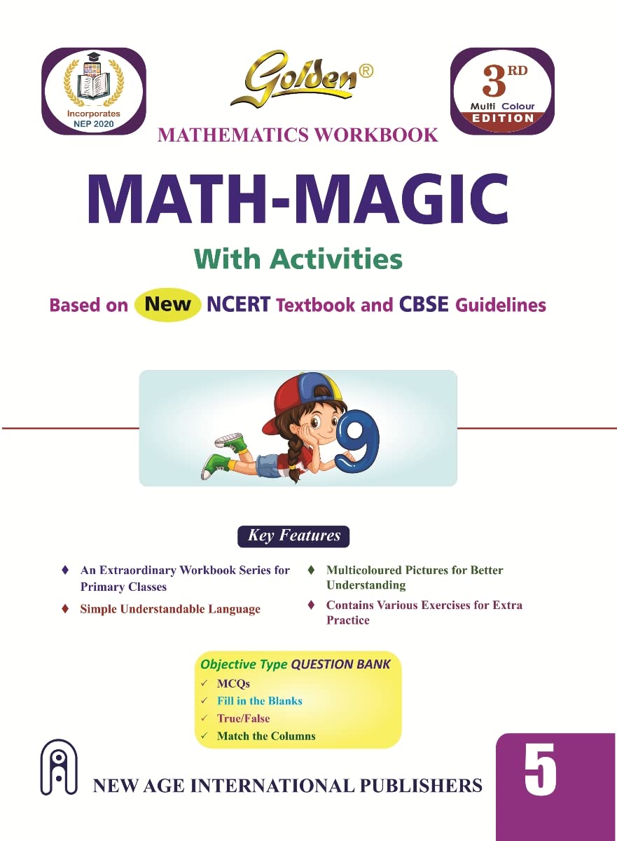 Golden Mathematics Workbook Math-Magic with Activities (Based on NCERT ...