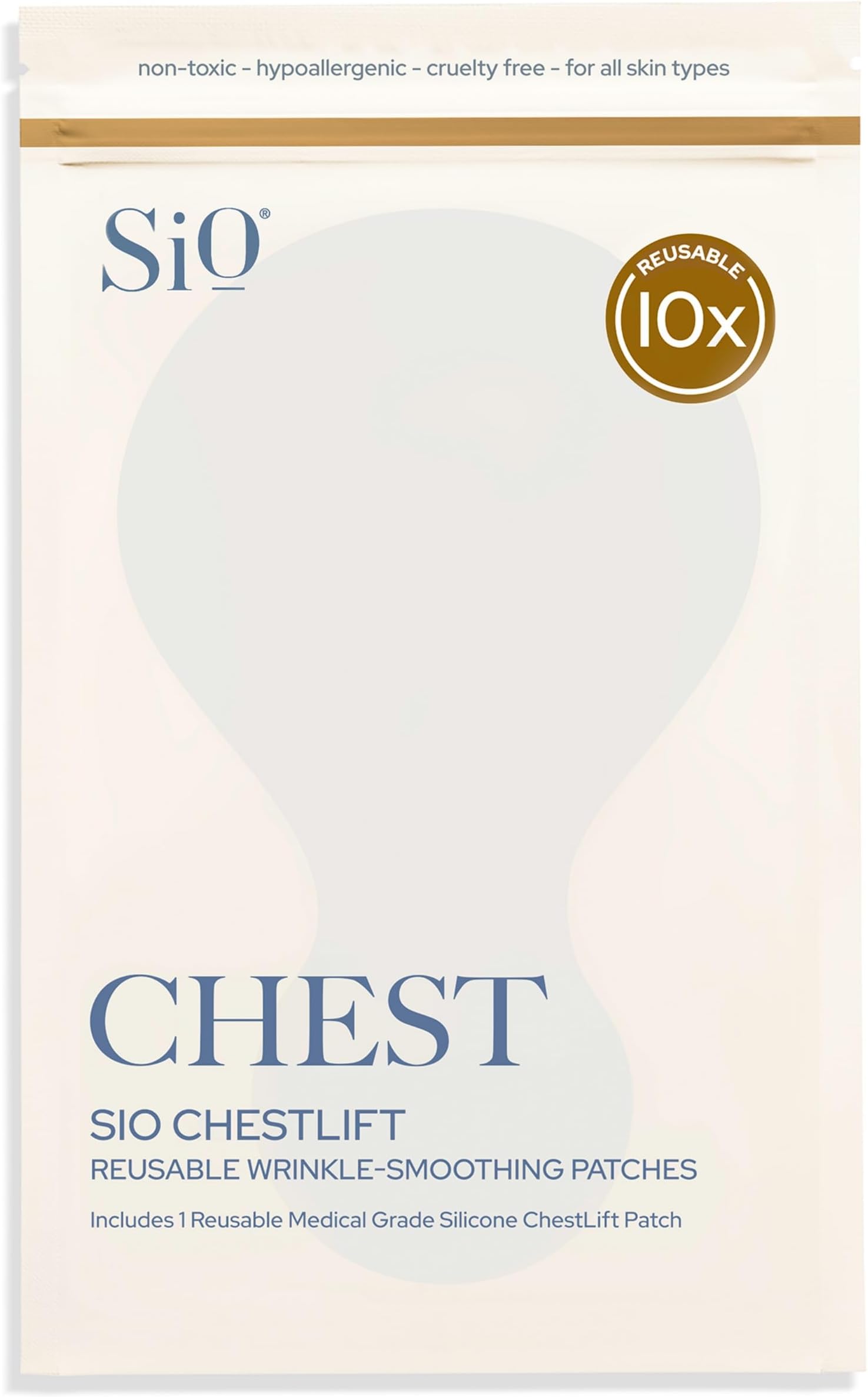 Amazon.com: SiO Beauty ChestLift - Wrinkle-Smoothing, Medical-Grade ...