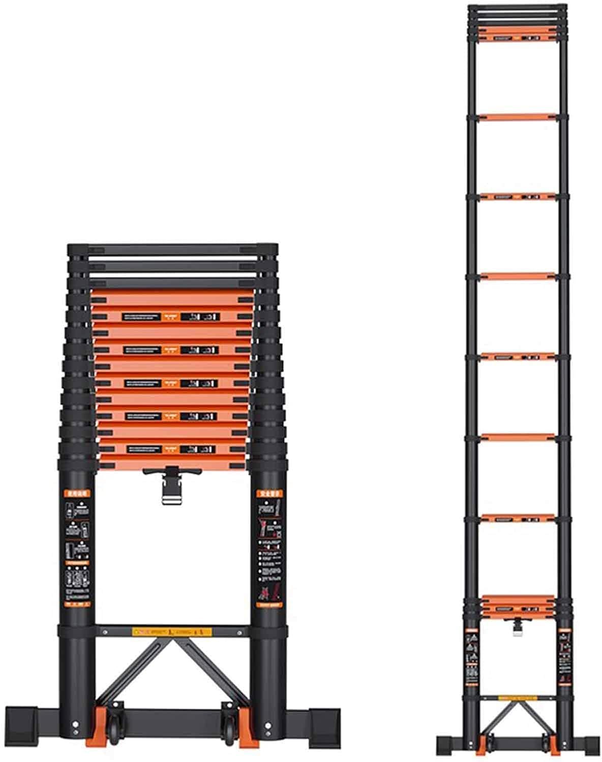 Portable Telescopic Attic Loft Ladders Extension,Aluminium Foldable ...