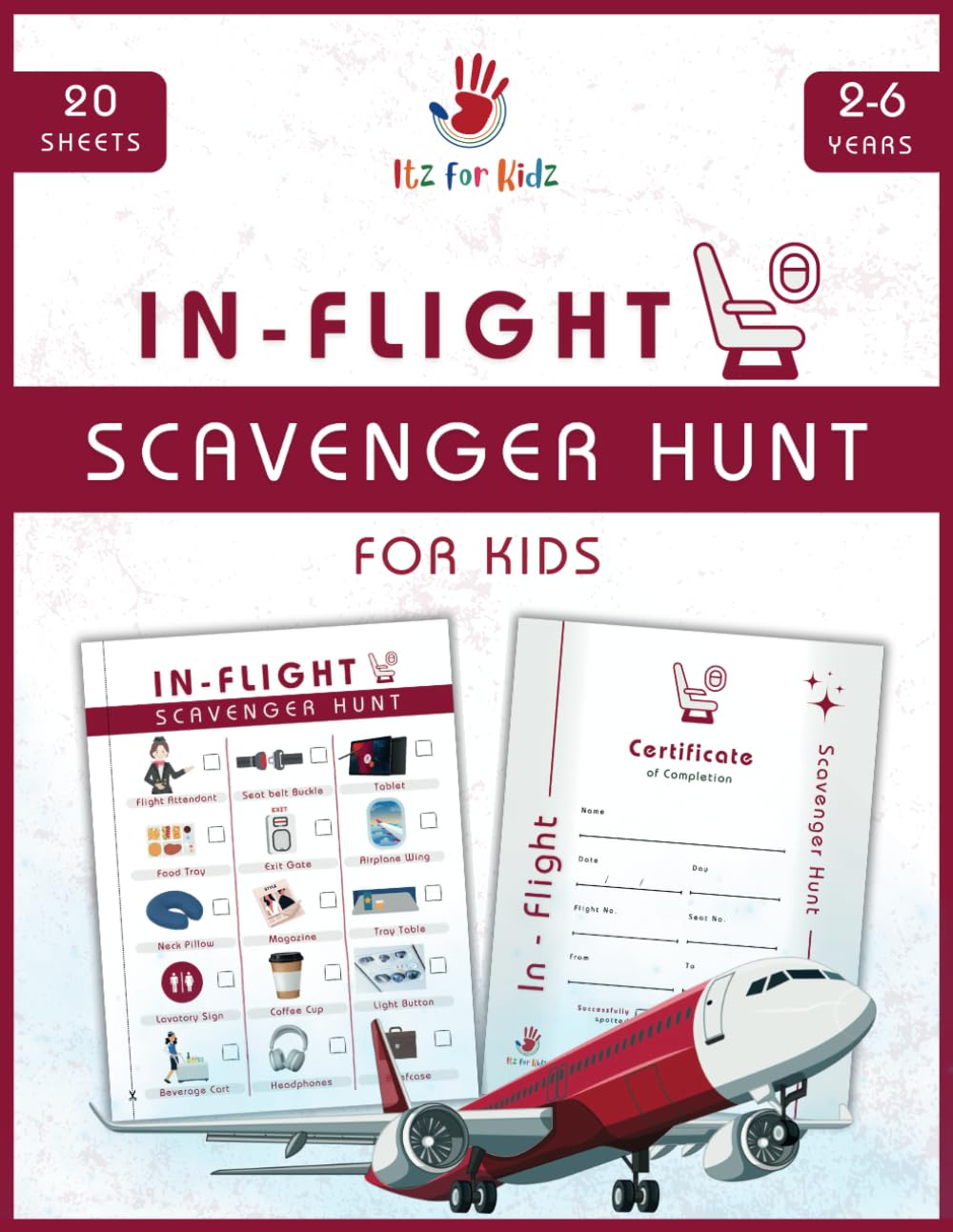 In Flight Scavenger Hunt for Kids: Ideal travel companion for kids with ...