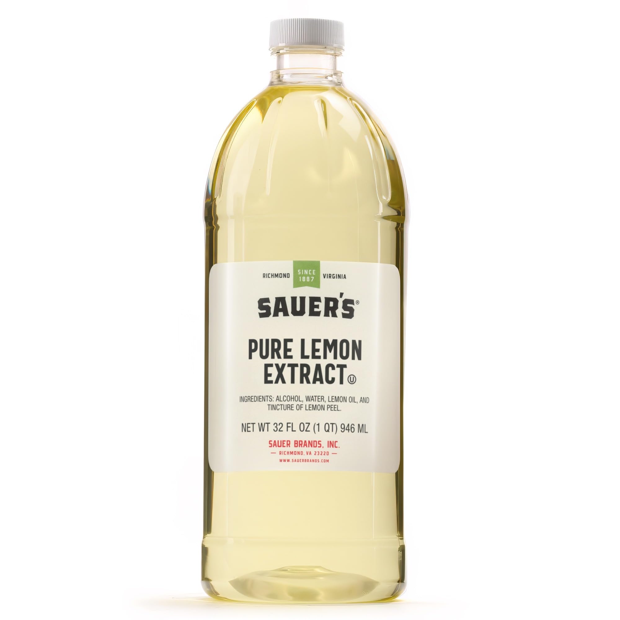 Amazon.com : Sauer's Pure Lemon Extract, 1 Quart (Pack of 1 ...