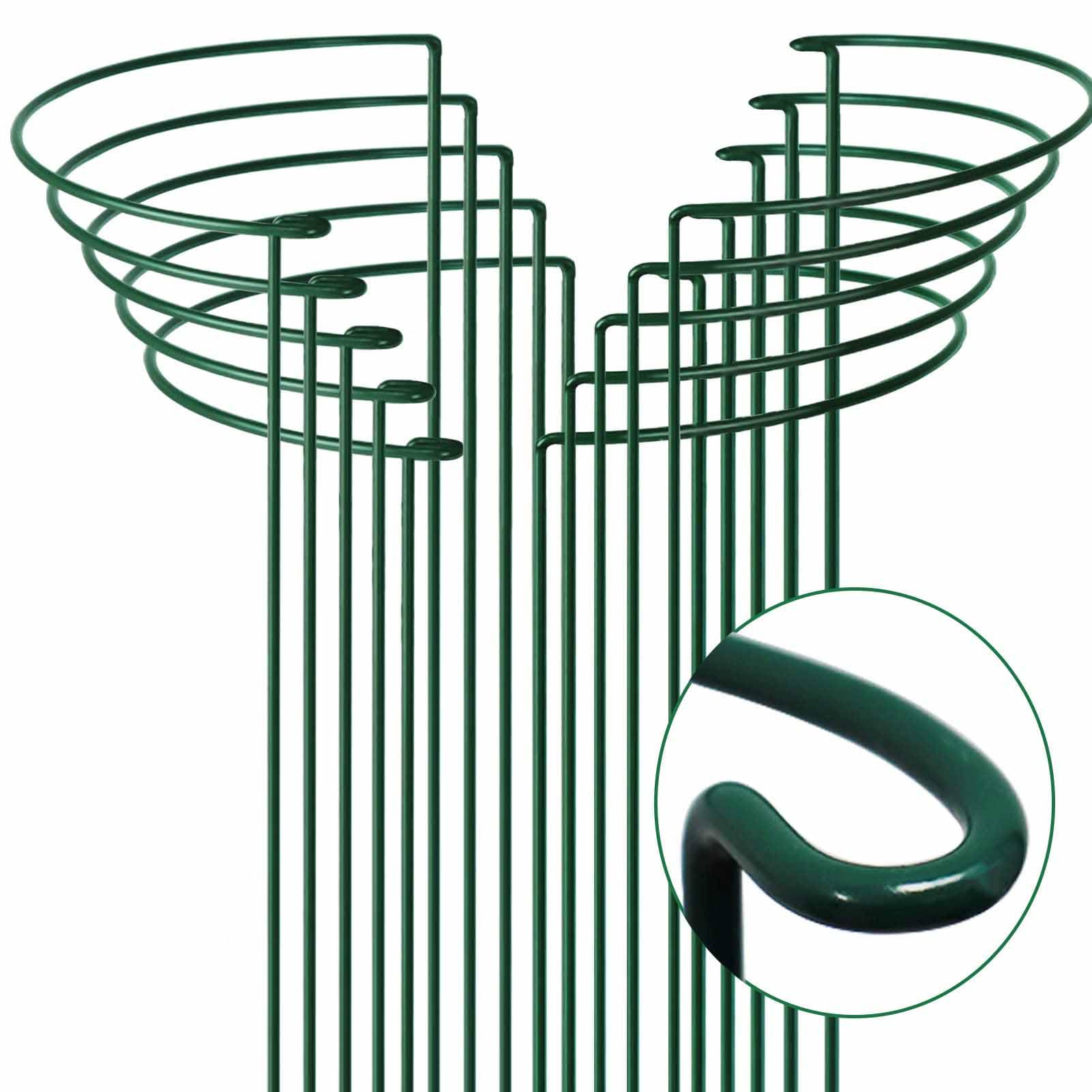 Snapklik.com : 24" Hx12 D Plant Supports Stakes For Large Heavy Plants ...