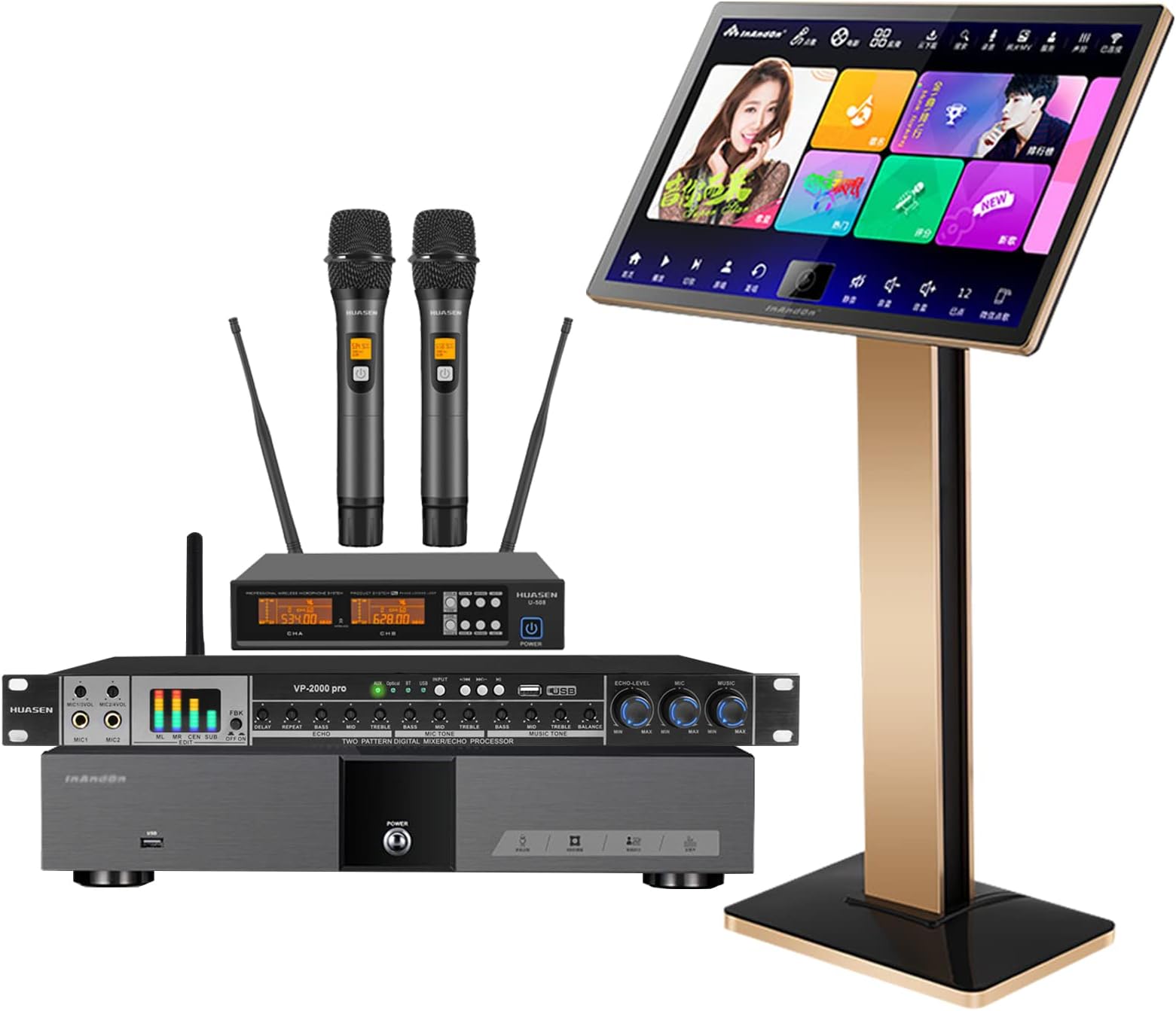 Amazon.com: Karaoke Machine, All in One Karaoke Player, 22" Touch ...