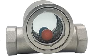 Amazon.com: 304 316 Stainless Steel Internal Thread Float Sight Glass ...