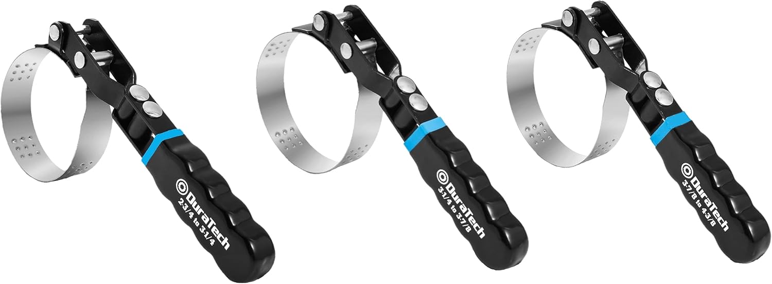 Amazon.com: DURATECH 3-Piece Swivel Oil Filter Wrench Set, Oil Filter ...