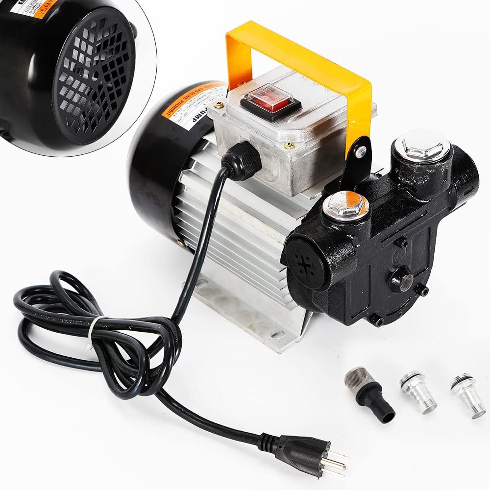 Amazon.com: Electric Fuel Pumps, AC 16GPM 550W Electric Diesel Pump, Heavy Duty Cast Iron Diesel ...