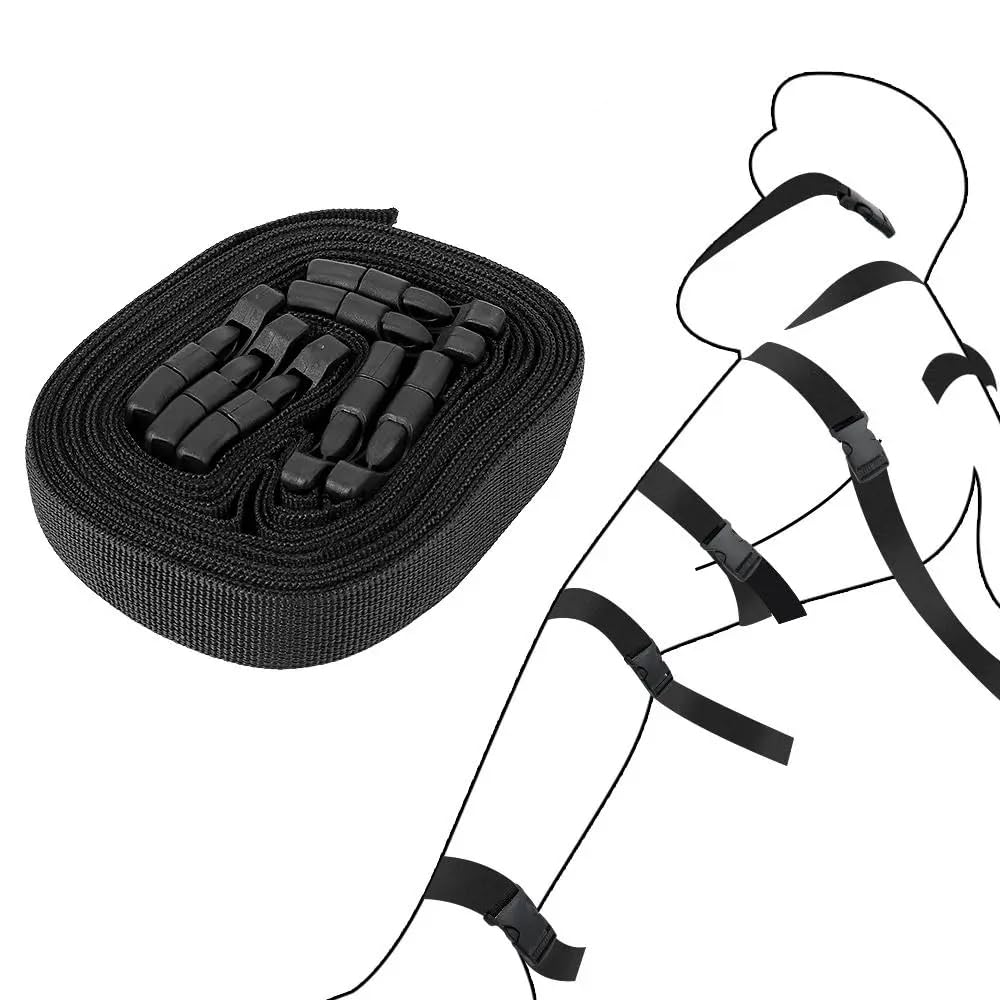 Amazon.com: 7PCS Sex Restraints Kit Bondage Belt SM Slave Sex Toys Sets ...