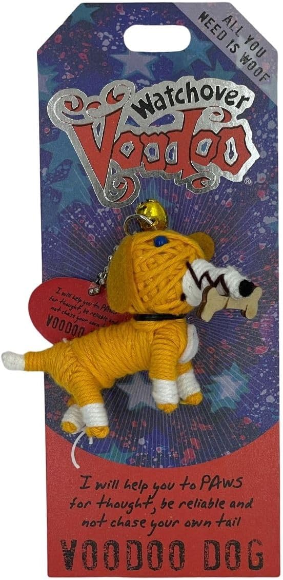 Amazon.com: Watchover Voodoo 3-Inch Voodoo Dog Keychain - Handcrafted ...