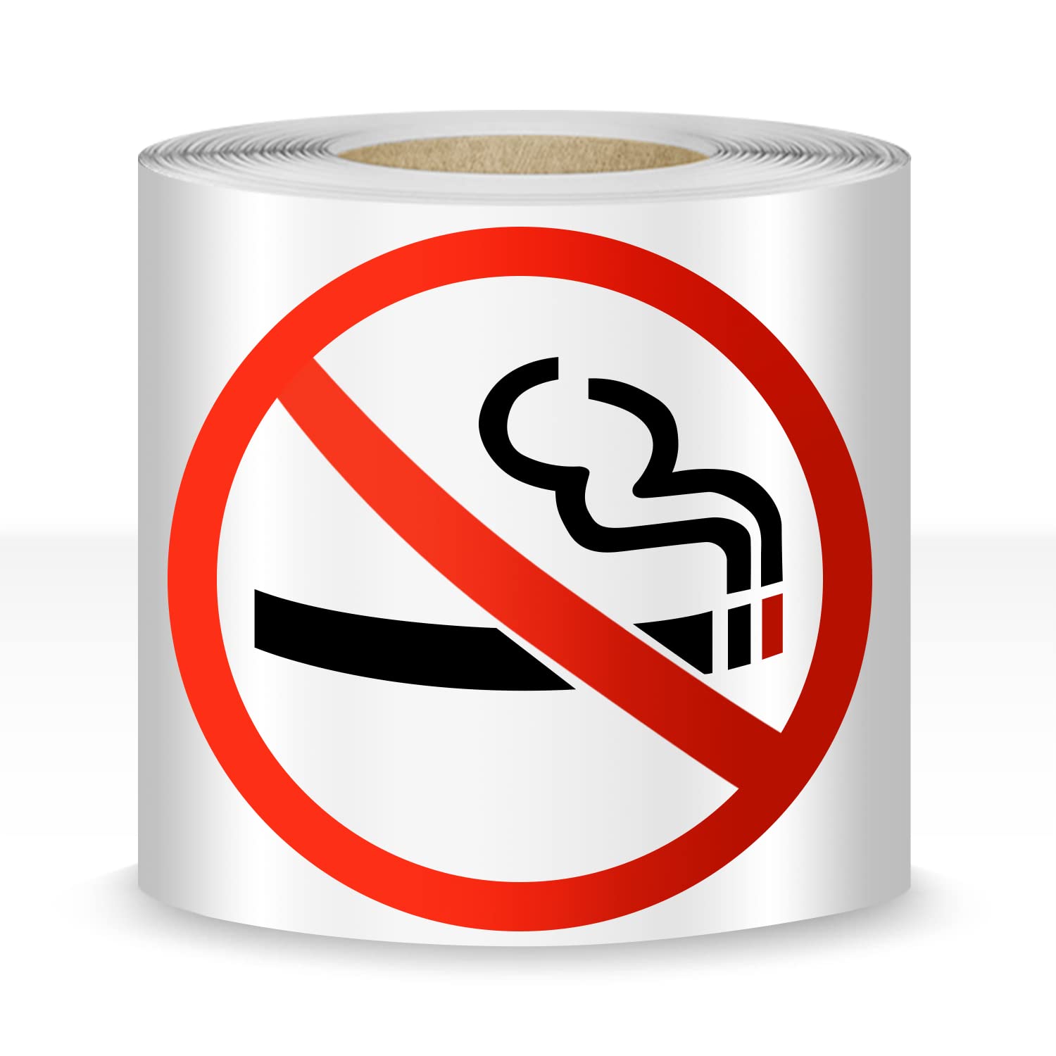 Amazon.com: No Smoking Sign Stickers Roll 3" No Smoking Window Door ...