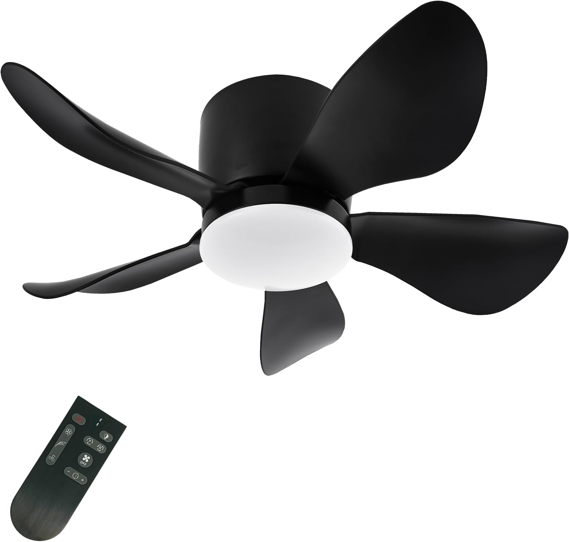 Amazon.com: 56" DC ceiling fan Low Voltage 12V-24V Brushless Motor ...