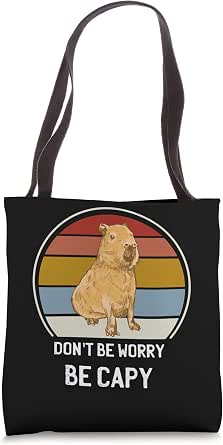 Amazon.com: Stuffed Capybara Capy Bara Capibara Stuff Cappy Barra Tote ...