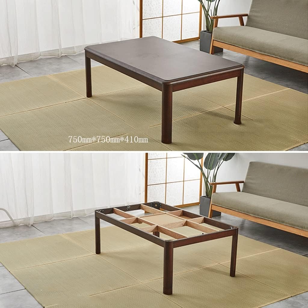 Buy TESZON Japanese Kotatsu Table Set with Heater and Blanket, Mat ...