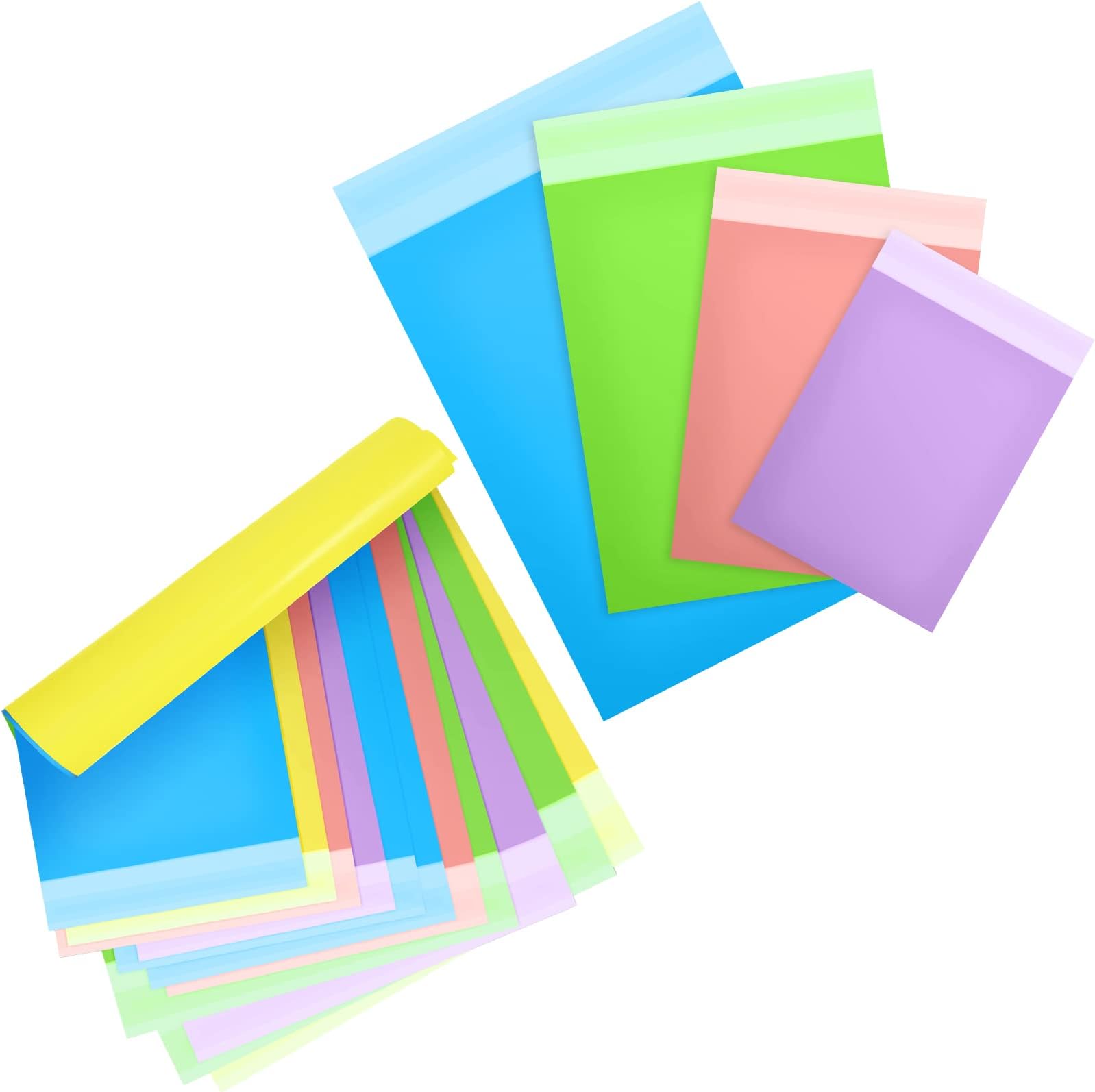 Amazon.com : 120 Pieces Poly Mailer Envelope 4 Assorted Sizes Shipping ...