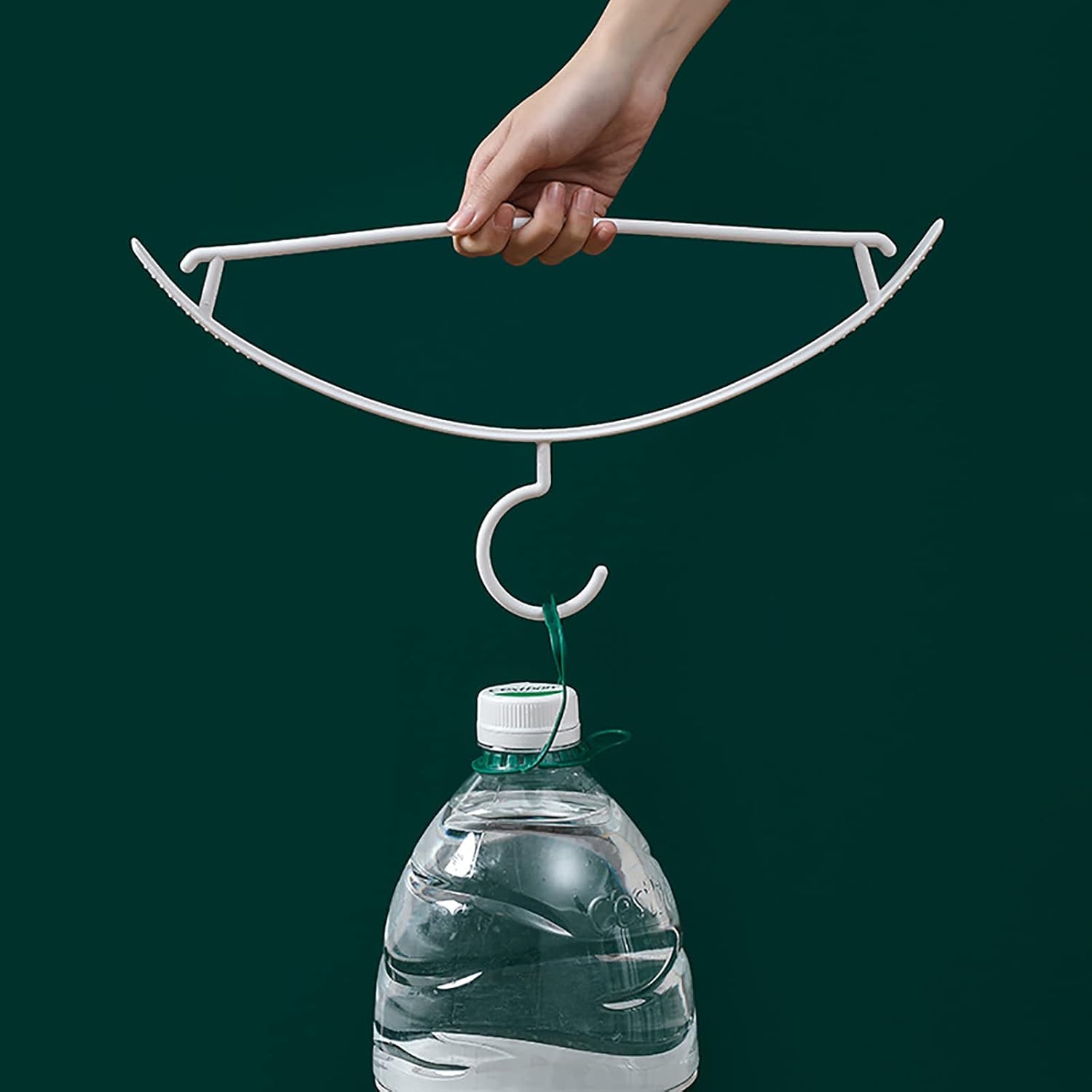 Paquete de 10 perchas de plástico sin hombros, antideslizantes que ...