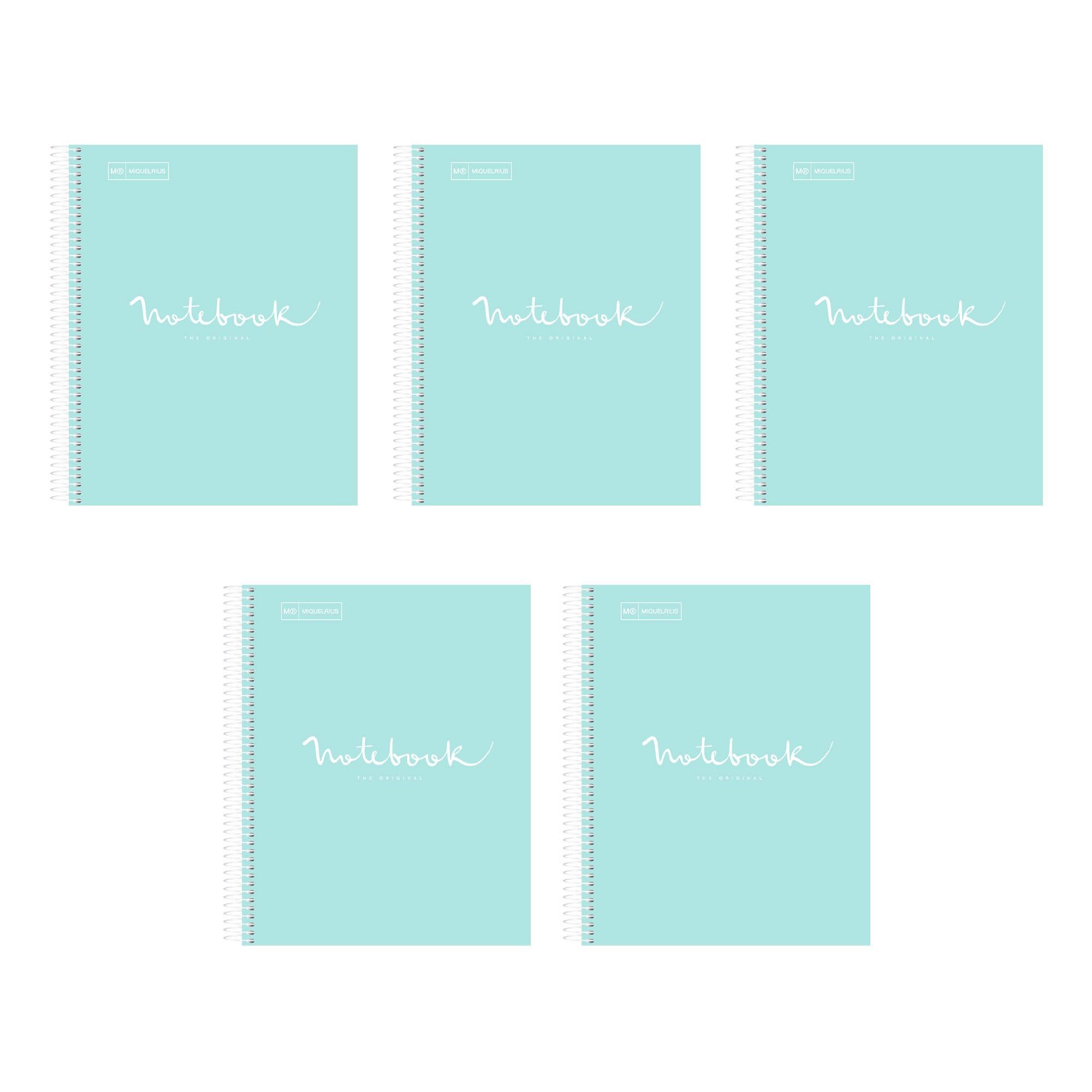 Amazon.com : Miquel Rius Case of 5 M Emotions 1 Subject Notebooks ...