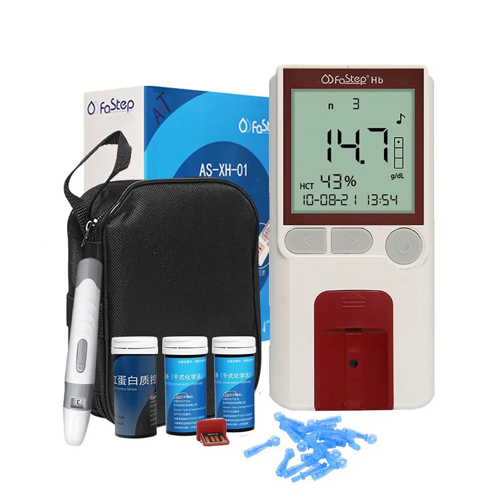 Hnxxyisite Hemoglobin Monitor Meter Hemoglobin Meter Anemia Monitor ...