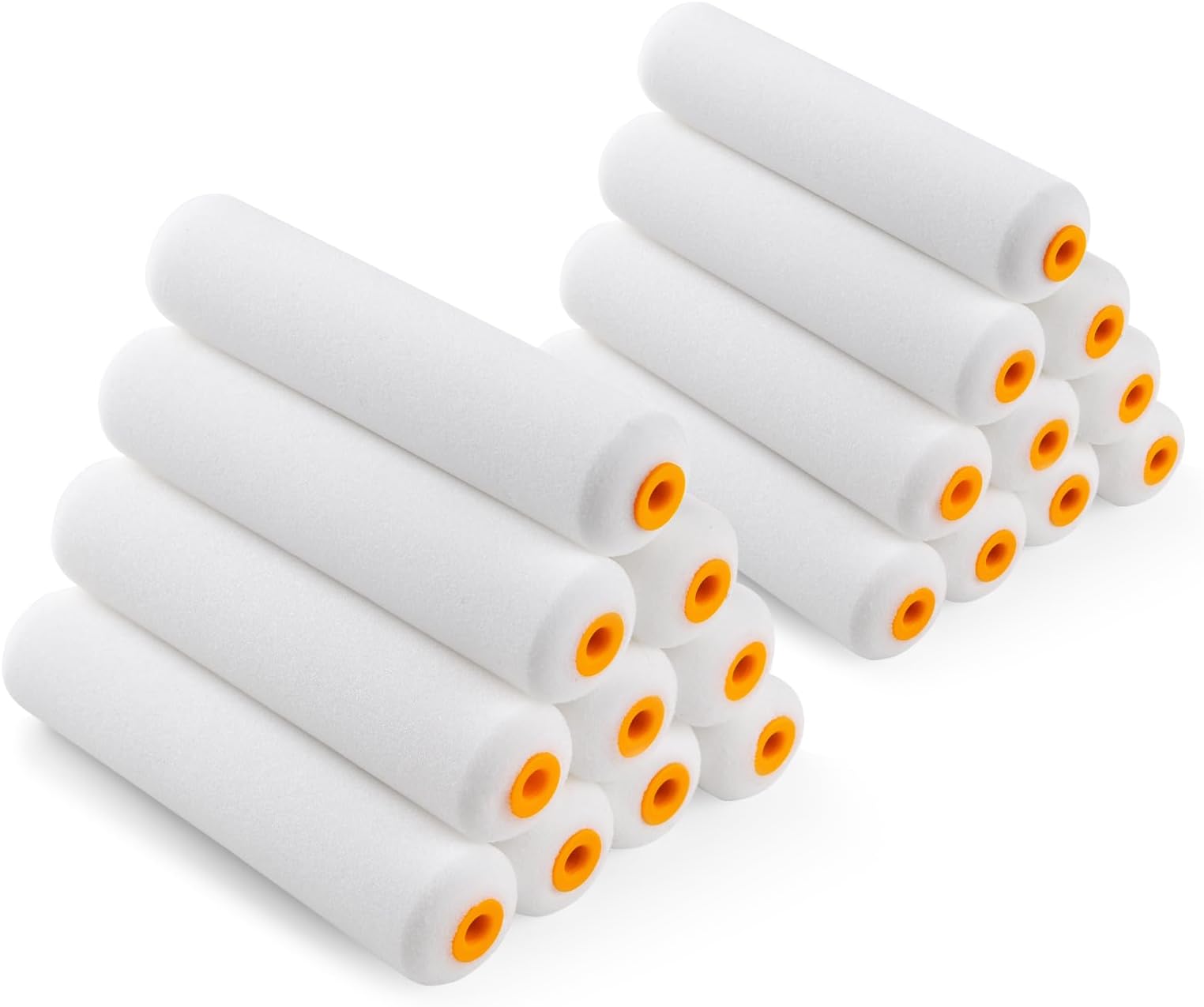 Amazon.com: Bates- Foam Paint Roller Covers, 6", 10 Pack, High Density ...