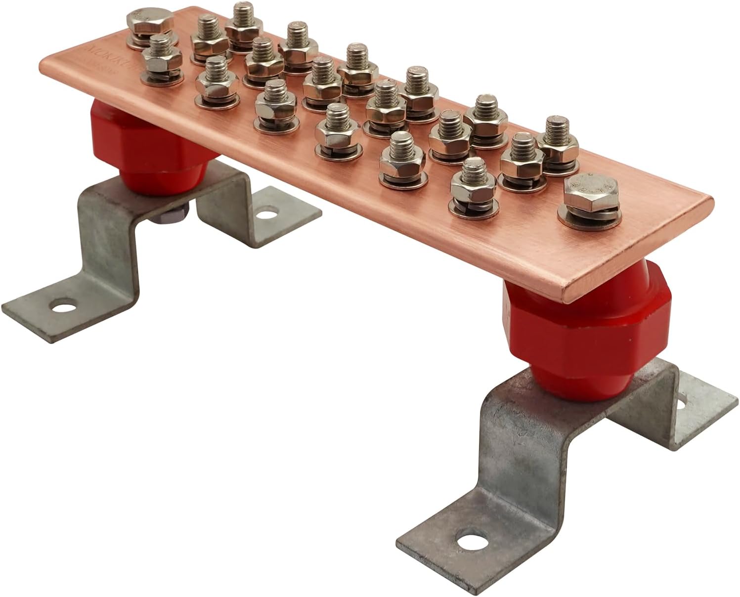 1500A Copper Ground Bar kit,10"x 3.15"x 0.31" Universal Wall Mount ...