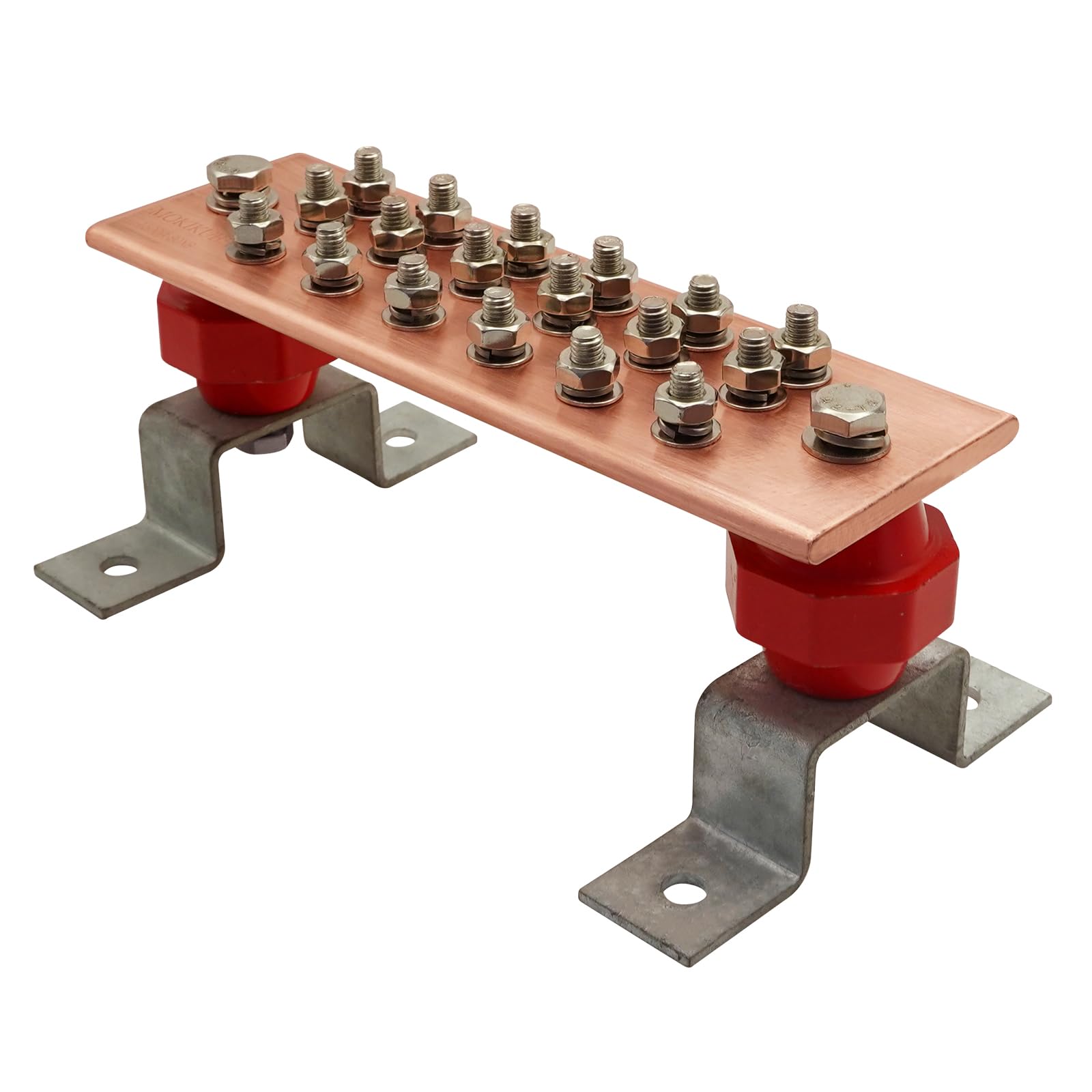 1500A Copper Ground Bar kit,10"x 3.15"x 0.31" Universal Wall Mount ...