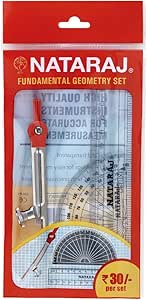 Amazon.com : Nataraj fundamental geometry pack of 2 set : Office Products