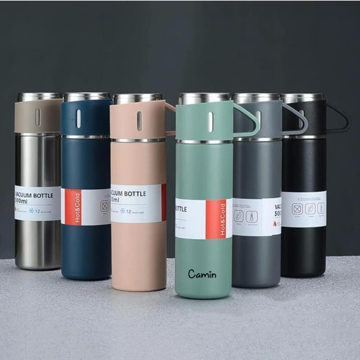 Camin Stainless Steel Vacuum Flask | Thermos | Vacuum Flask Set With ...