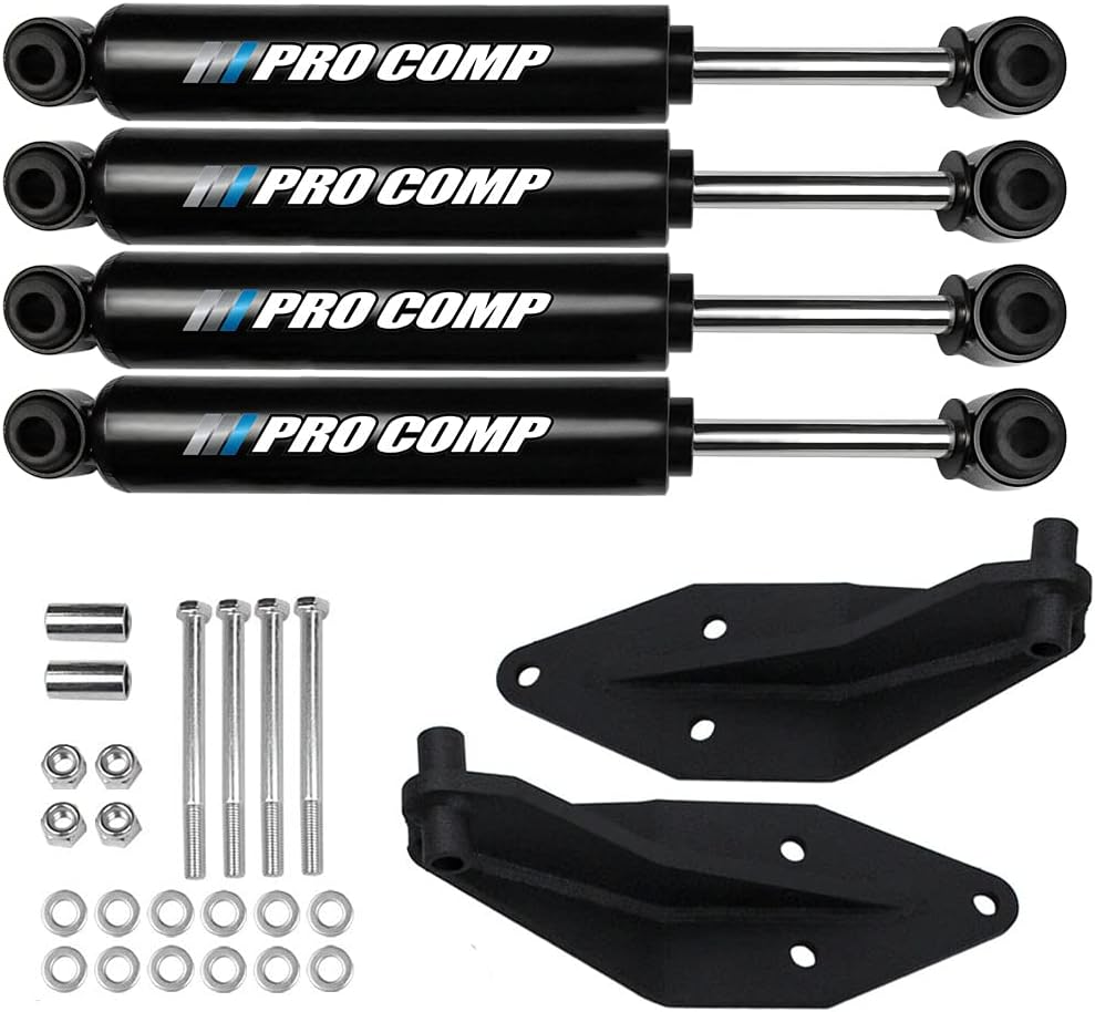 Amazon.com: Dual Shock Bracket Kit for 8" Lifts 2000 to 2005 compatible ...