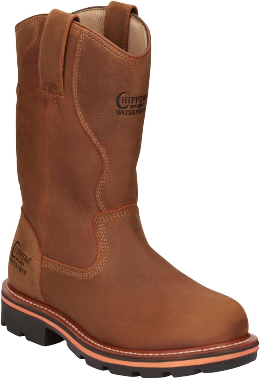 Chippewa Men's Thunderstruck Blonde Pull On Waterproof Soft Work Boot ...