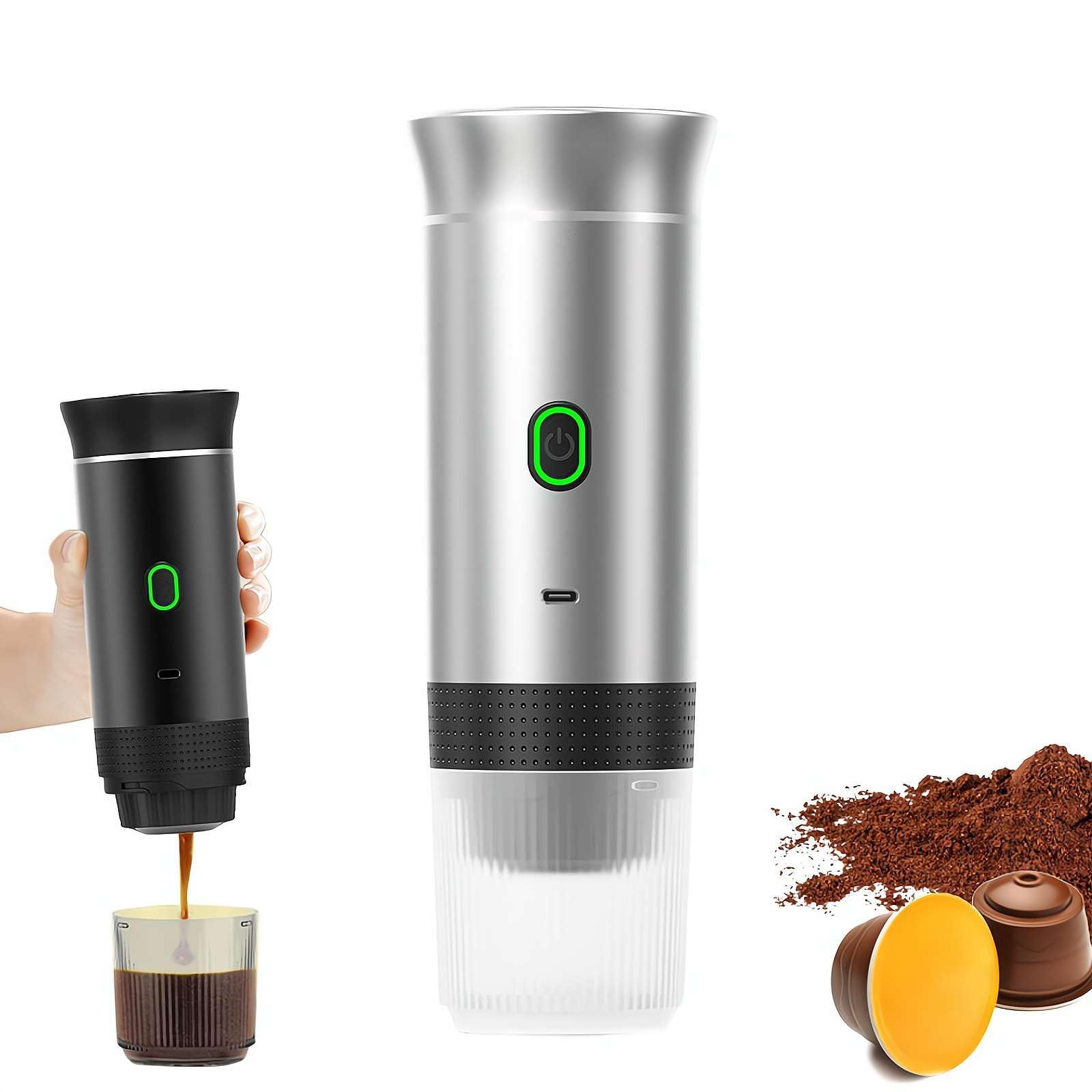 Amazon.com: Portable Espresso Machine,3 In 1 Portable Coffee Maker,Mini ...