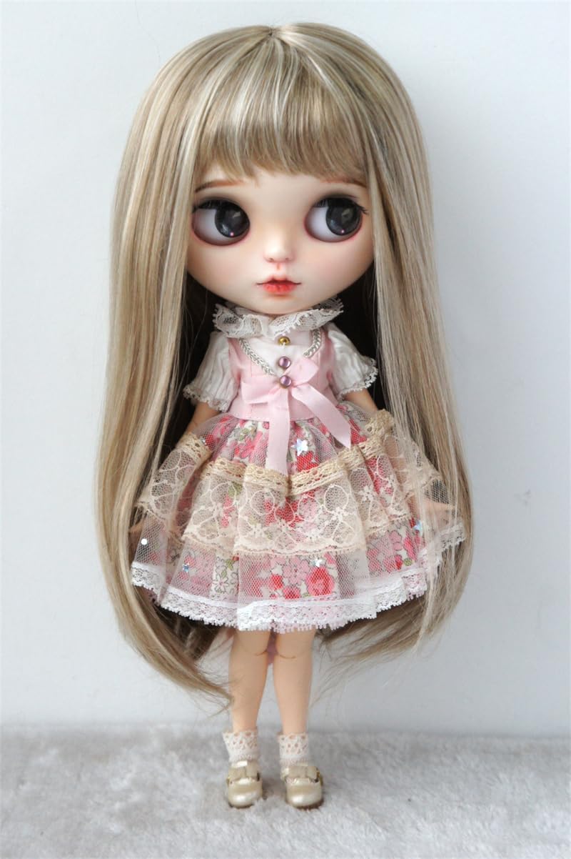Amazon.com: JD371 10-11inch Full Bangs Miranda Synthetic Mohair Blythes ...