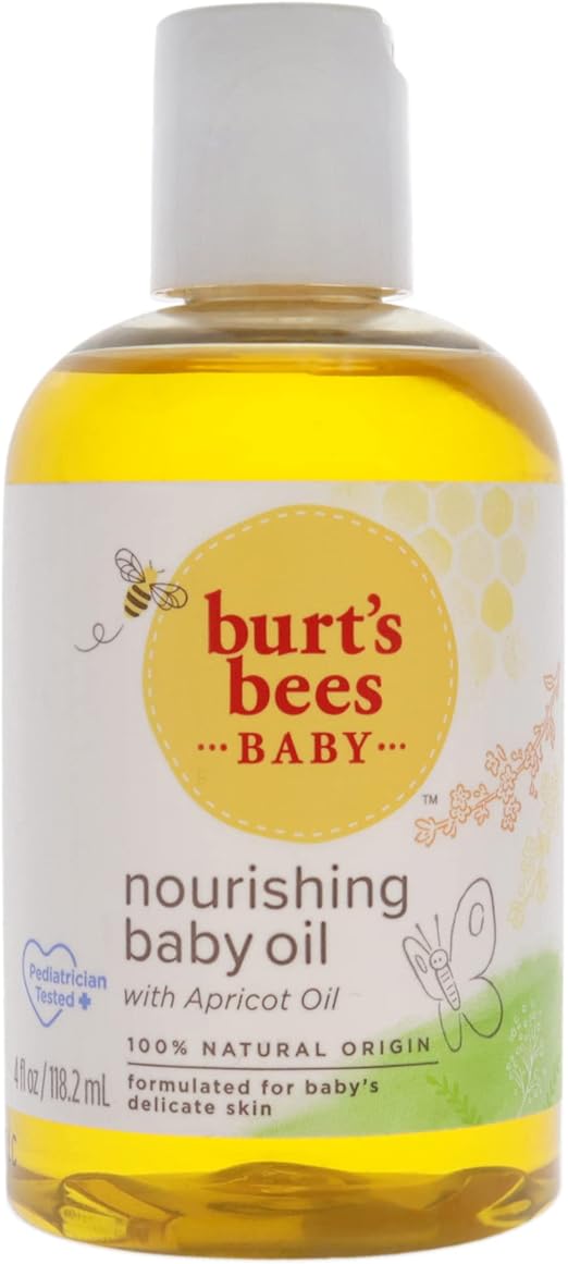 Amazon.com: Burt's Bees Baby Nourishing Baby Oil, 100% Natural Origin ...