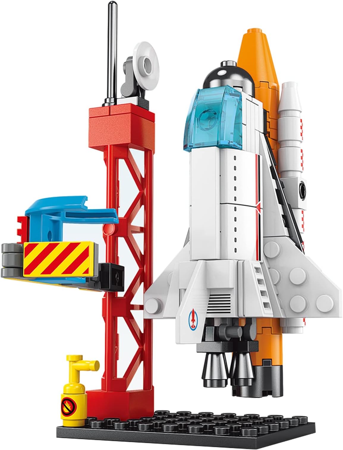 Scosloo Mini Space Shuttle Building Block Toy, Spaceship Rocket Launch ...