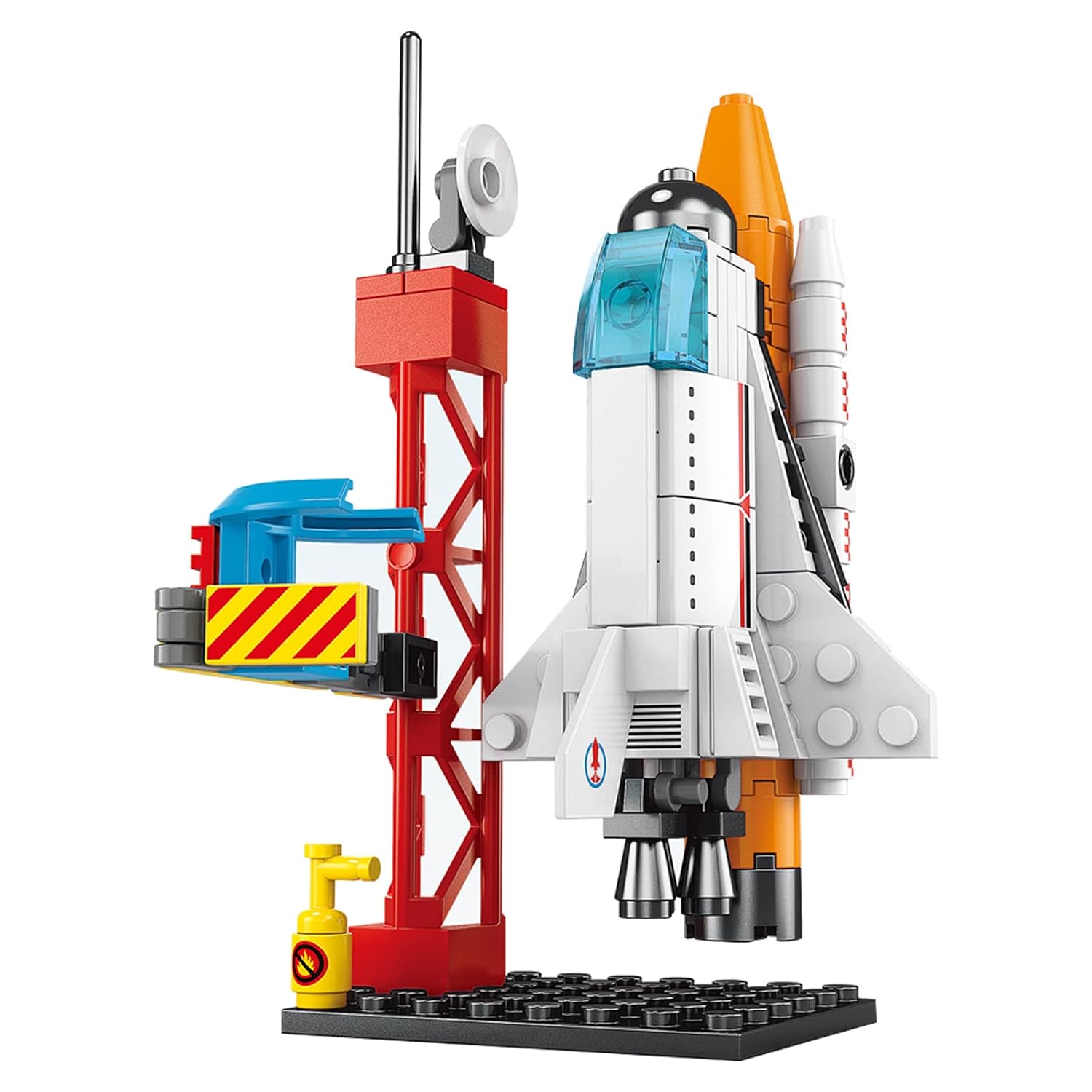 Scosloo Mini Space Shuttle Building Block Toy, Spaceship Rocket Launch ...