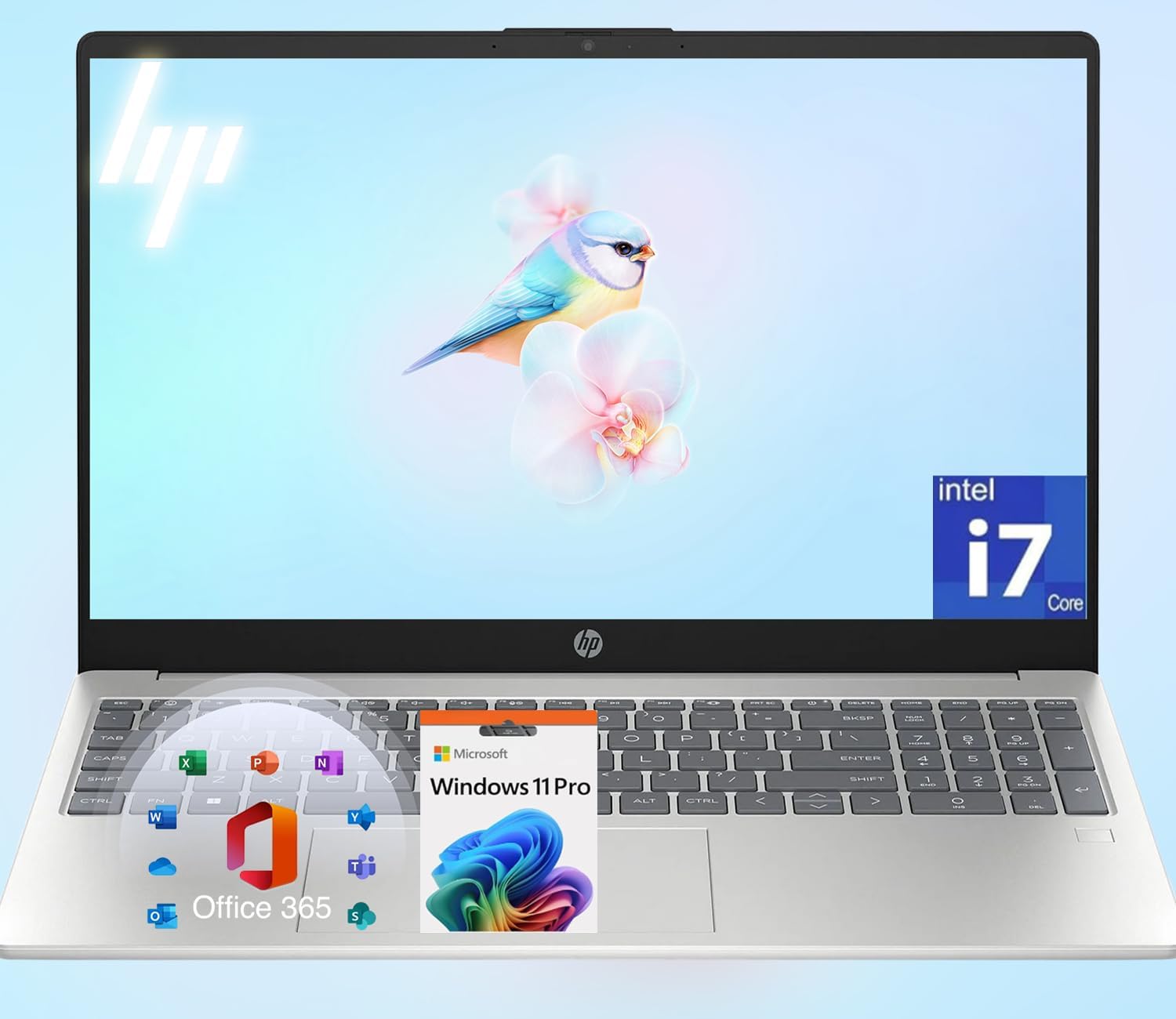 Amazon.com: HP 15.6" FHD Business Laptop, Powerful Intel Core i7 10 ...
