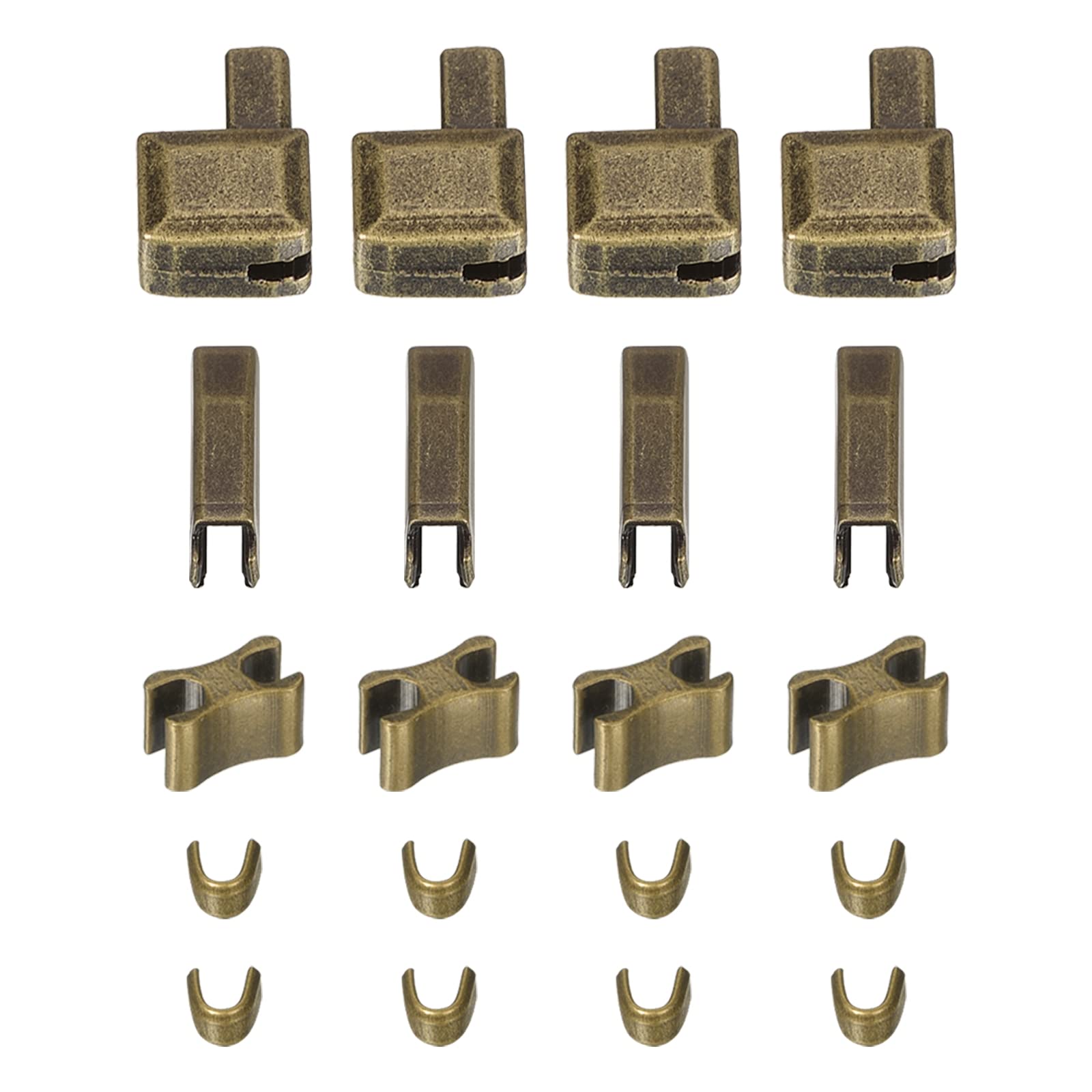 Amazon.com: uxcell 4Sets Zipper Repair Kits, #5 Retainer Box ...