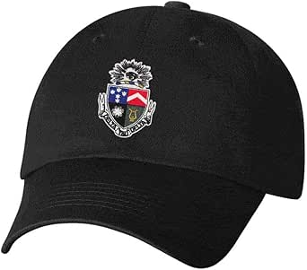 Delta Tau Delta DTD Crest - Shield Hat Black at Amazon Men’s Clothing store