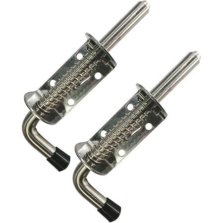 Amazon.com: 2 Pcs Stainless Steel Mini Spring Loaded Latch Pin - 5" 304 ...
