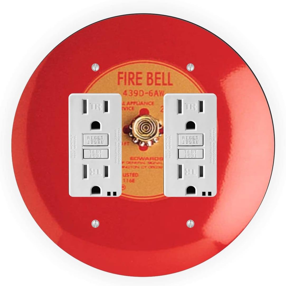 Sam Sandor - Fire Alarm Design - Round Light Switch Plate Cover ...