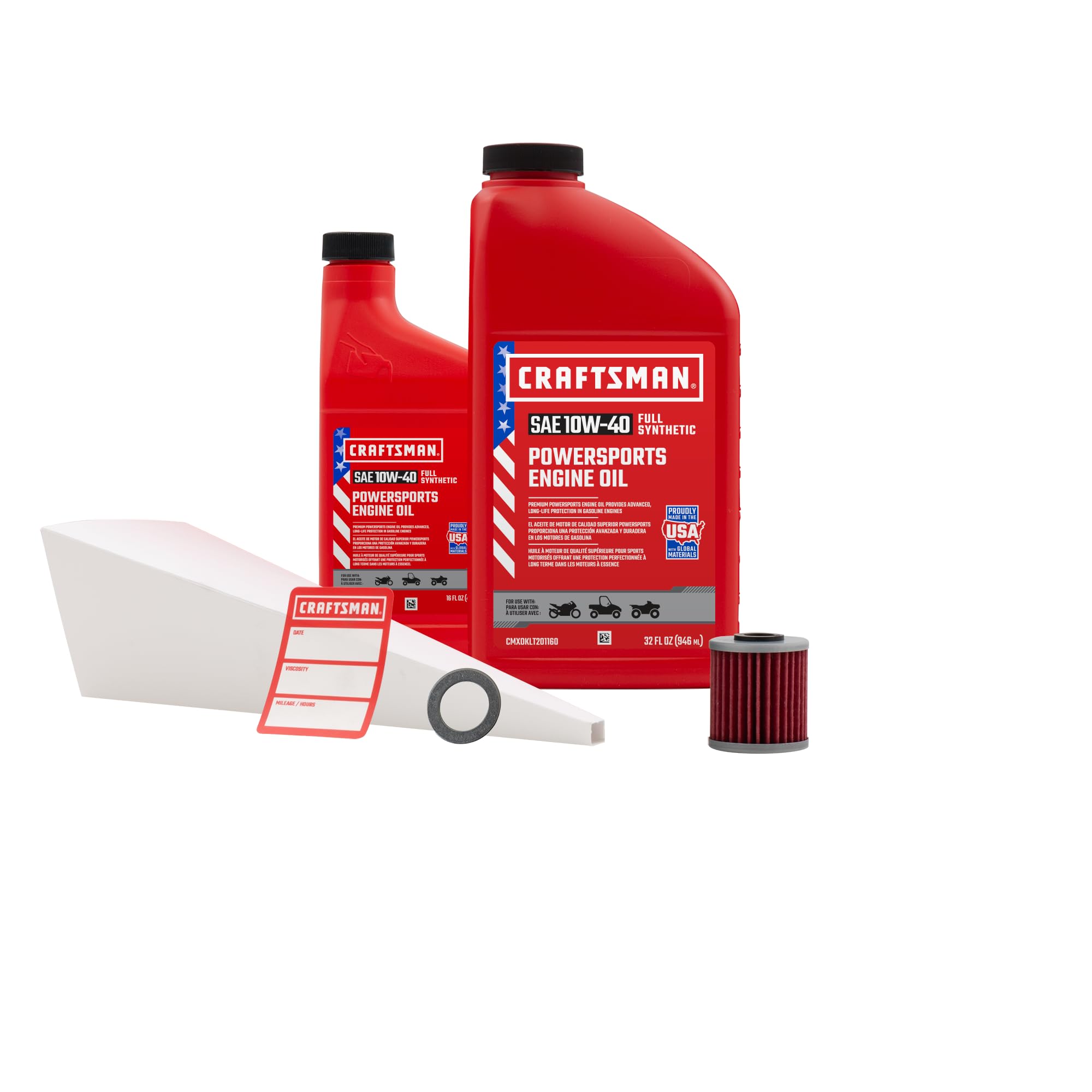 Amazon.com: CRAFTSMAN Oil Change Kit compatible with Kawasaki KX250F ...