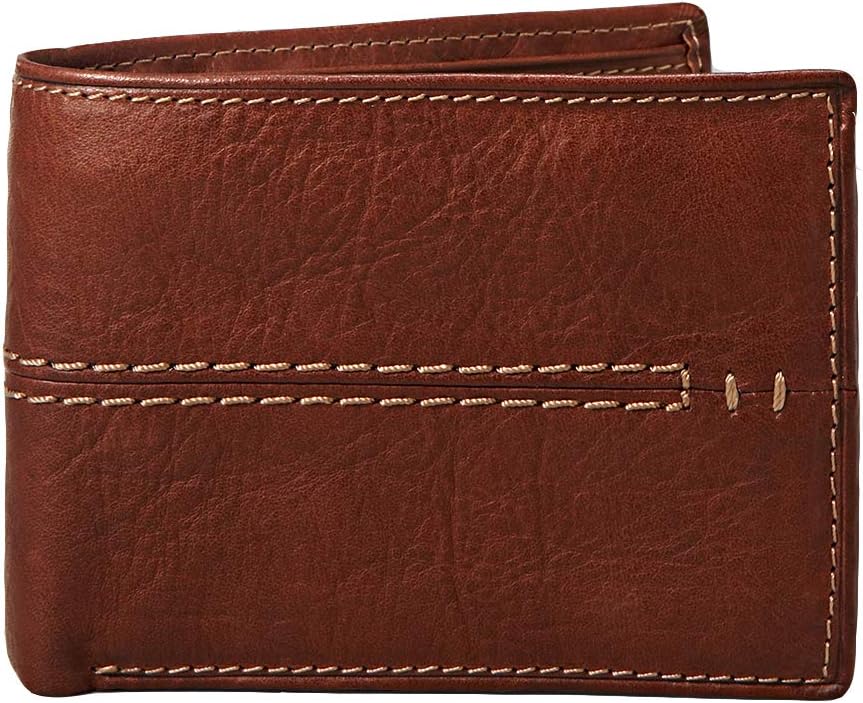 Relic by Fossil Men's Traveler Wallet, Channel Brown, One Size : Buy ...