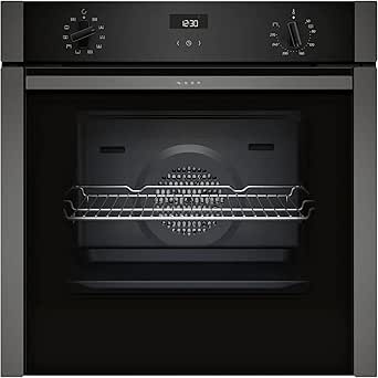 NEFF N50 B3ACE4HG0B Single Oven with Slide and Hide (fixed handle ...