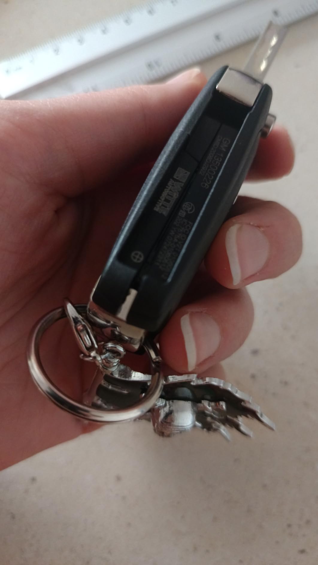 Betterher 2 pièces Coque de clé de Voiture Pliable Compatible avec Opel ...